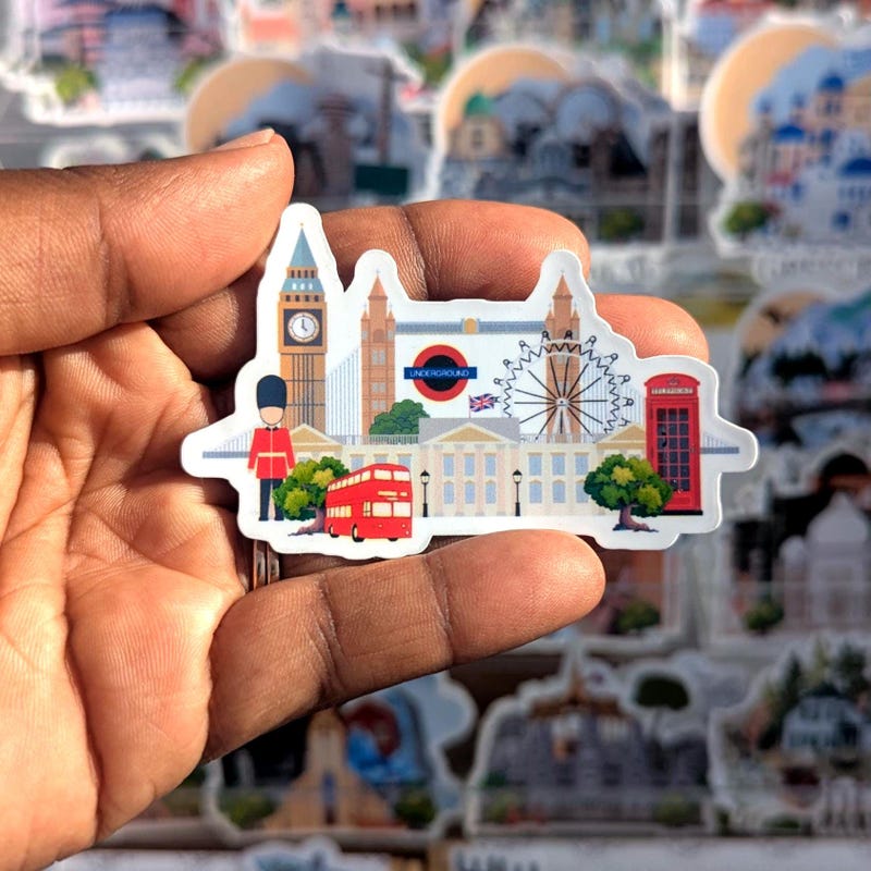 London Stickers - Etsy