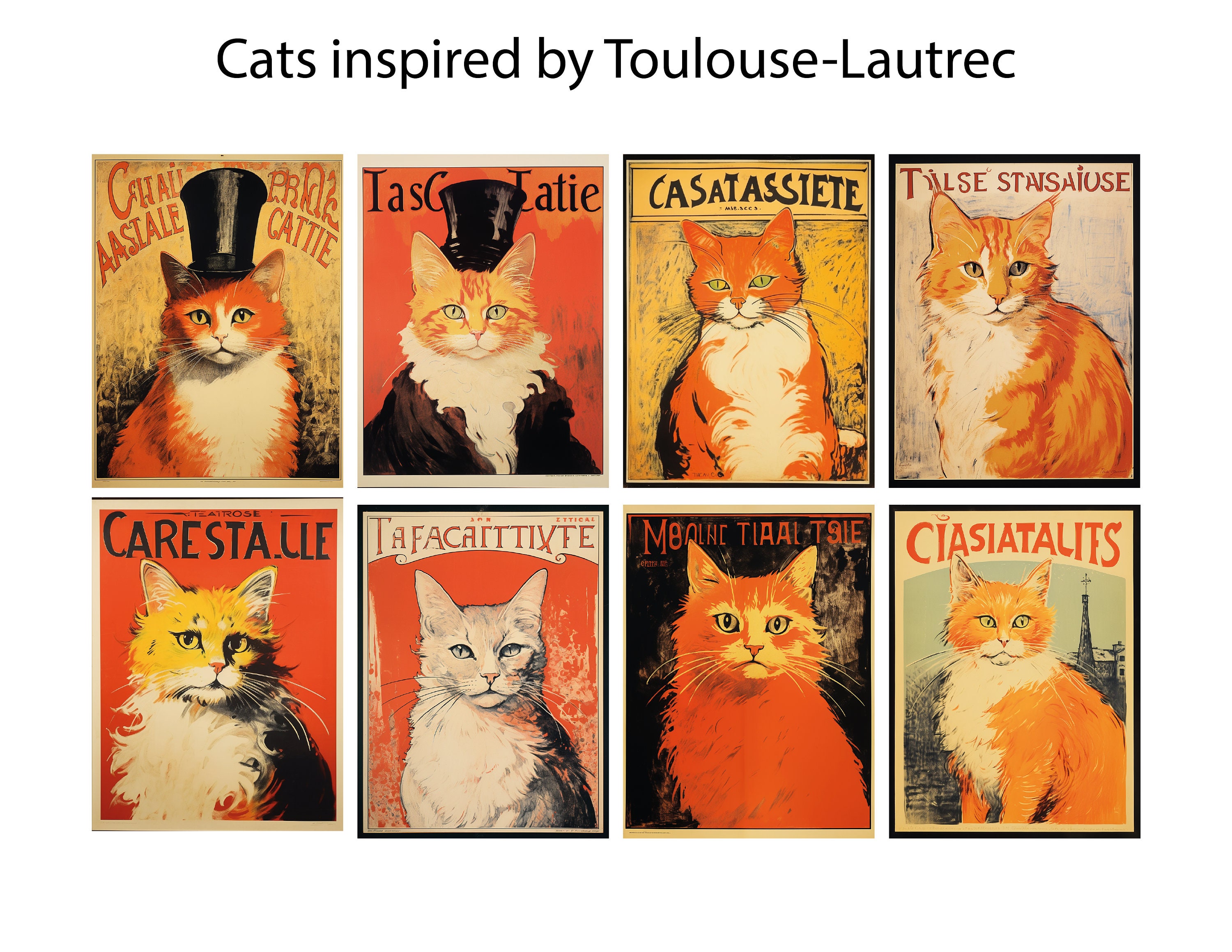 Toulouse Lautrec Posters Cat