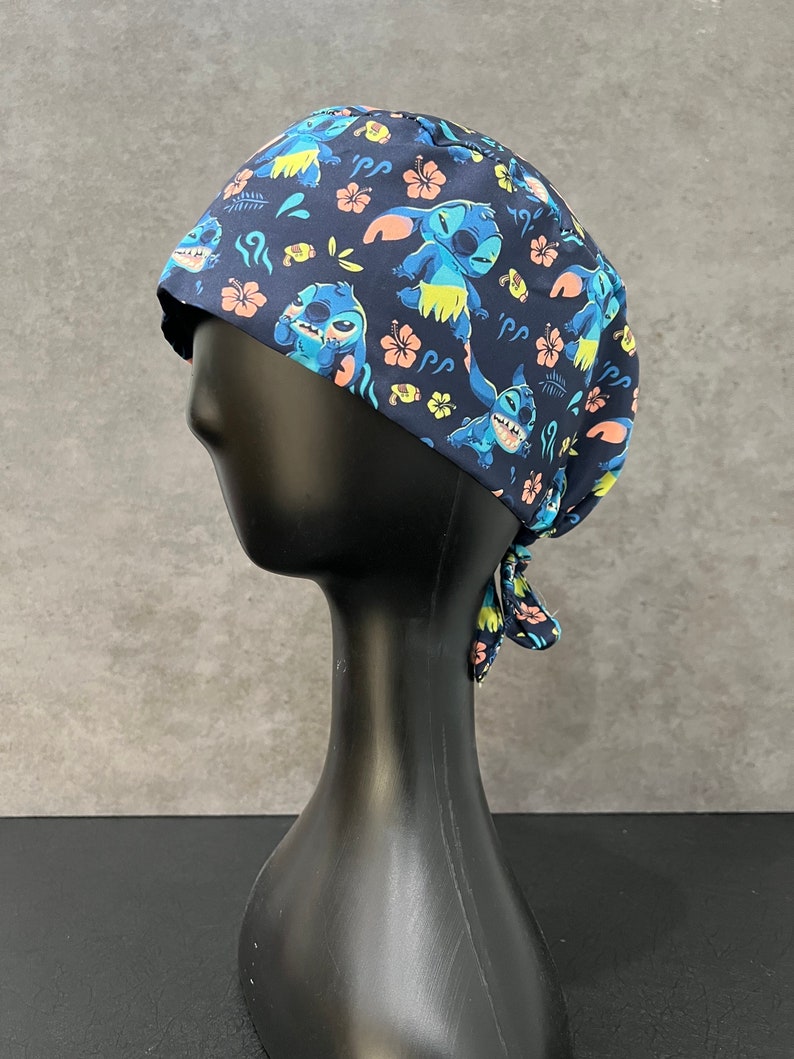 Lilo & Stitch Hawaiian Stitch Surgical Cap Scrub Caps - Etsy