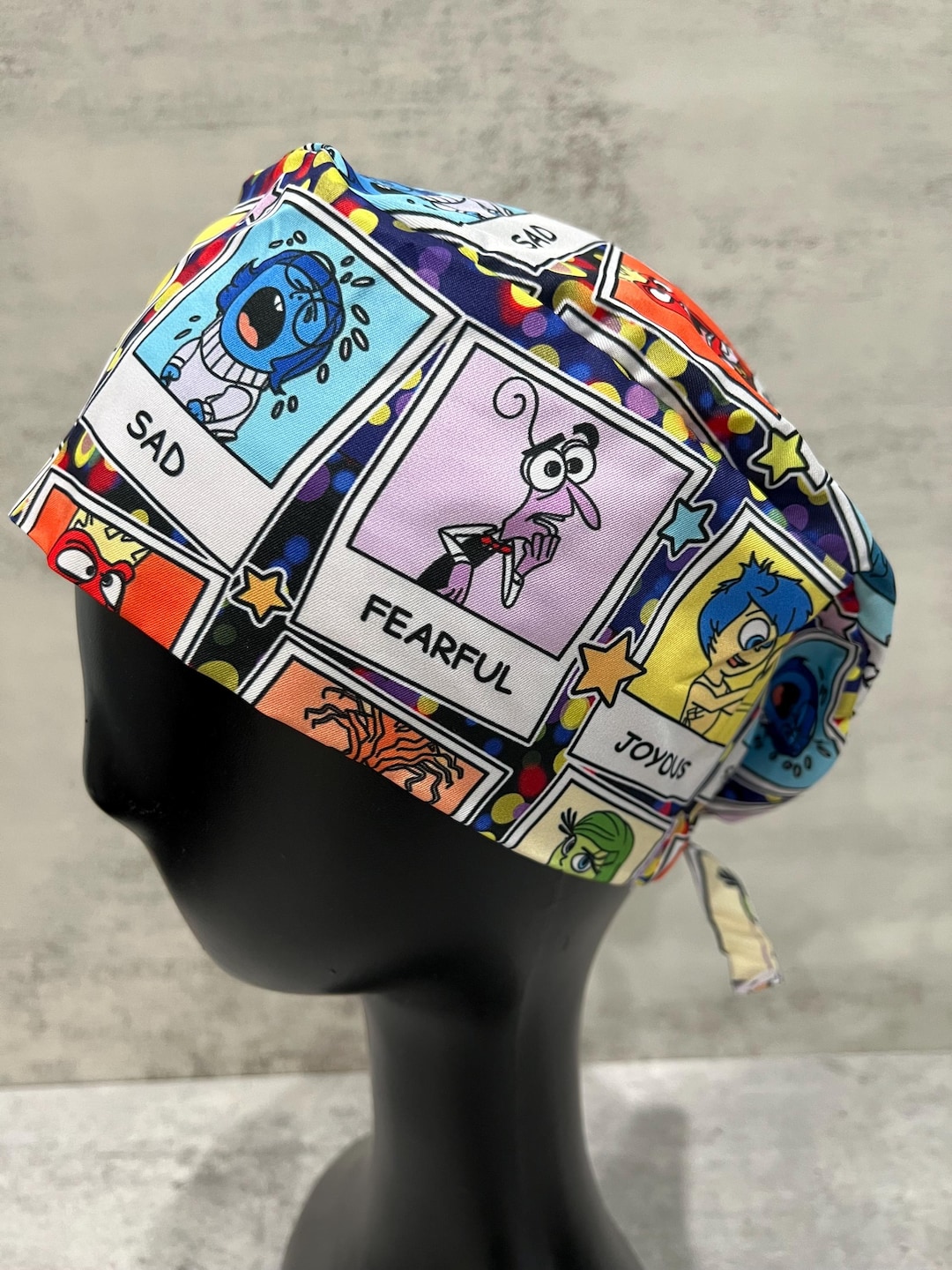 Inside Out Emotions Surgical Cap Nurse Scrubs Cap Dental Surgical Cap ...