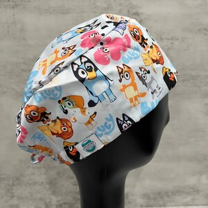 Bluey Scrub Cap - Nurse Scrubs Cap - Dental Surgical Cap, Surgical Caps ...