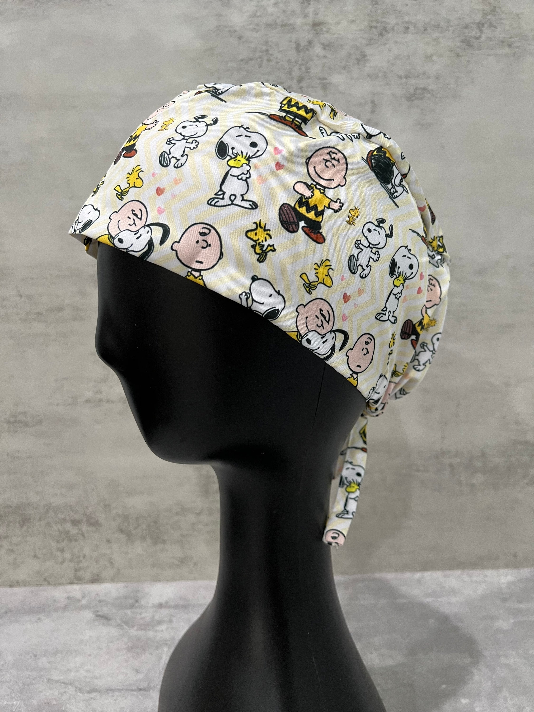 Charlie Brown & Snoopy Scrub Cap Scrub Caps, Scrub Nurse Scrubs Cap ...