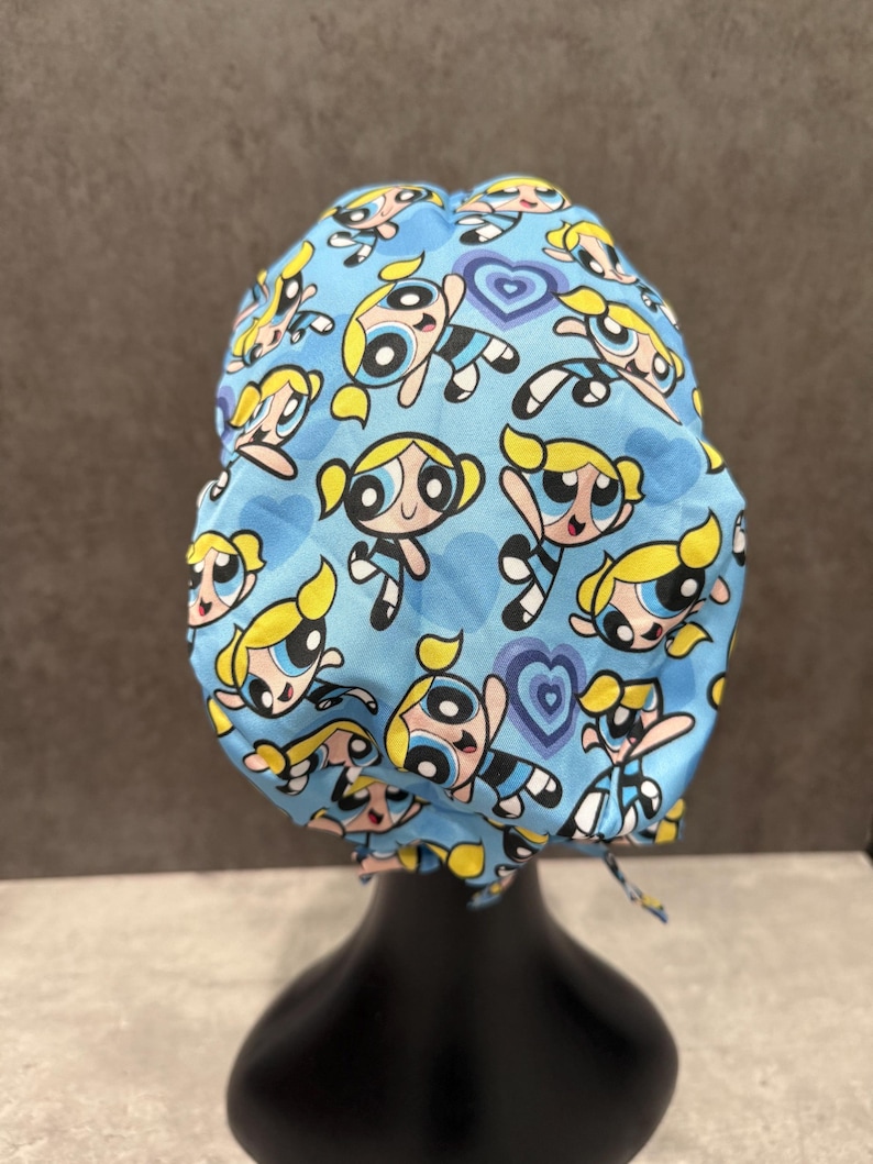Powerpuff Girls Bubbles Scrub Cap - Fluid Resistant, Adjustable Cap - Etsy