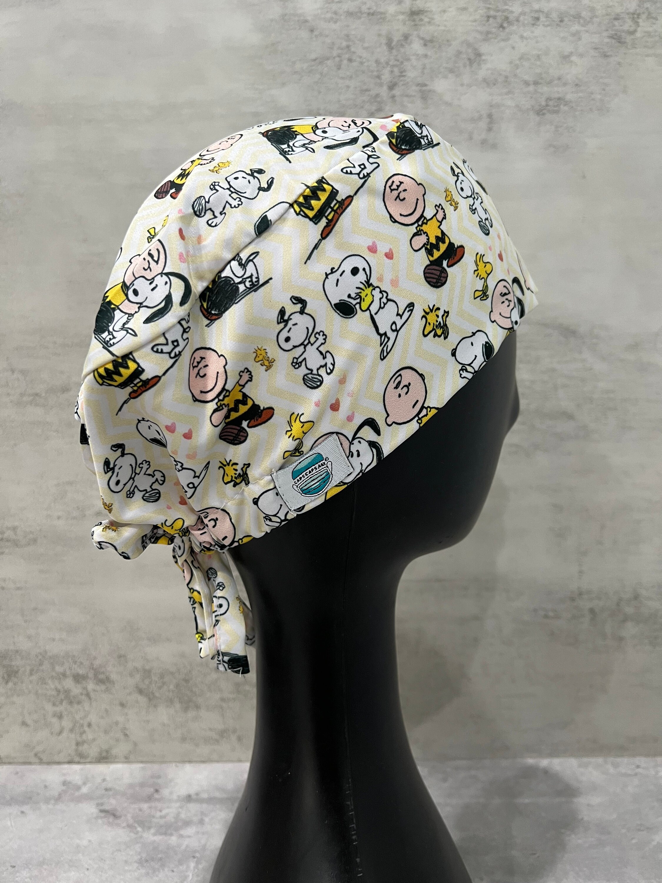 Charlie Brown & Snoopy Scrub Cap Scrub Caps, Scrub Nurse Scrubs Cap ...