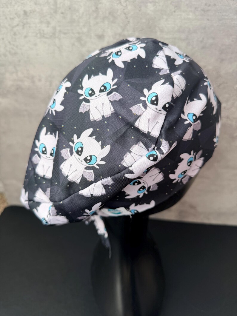 How to Train Your Dragon Light Fury - Scrub Caps - Nurse Scrubs Cap ...