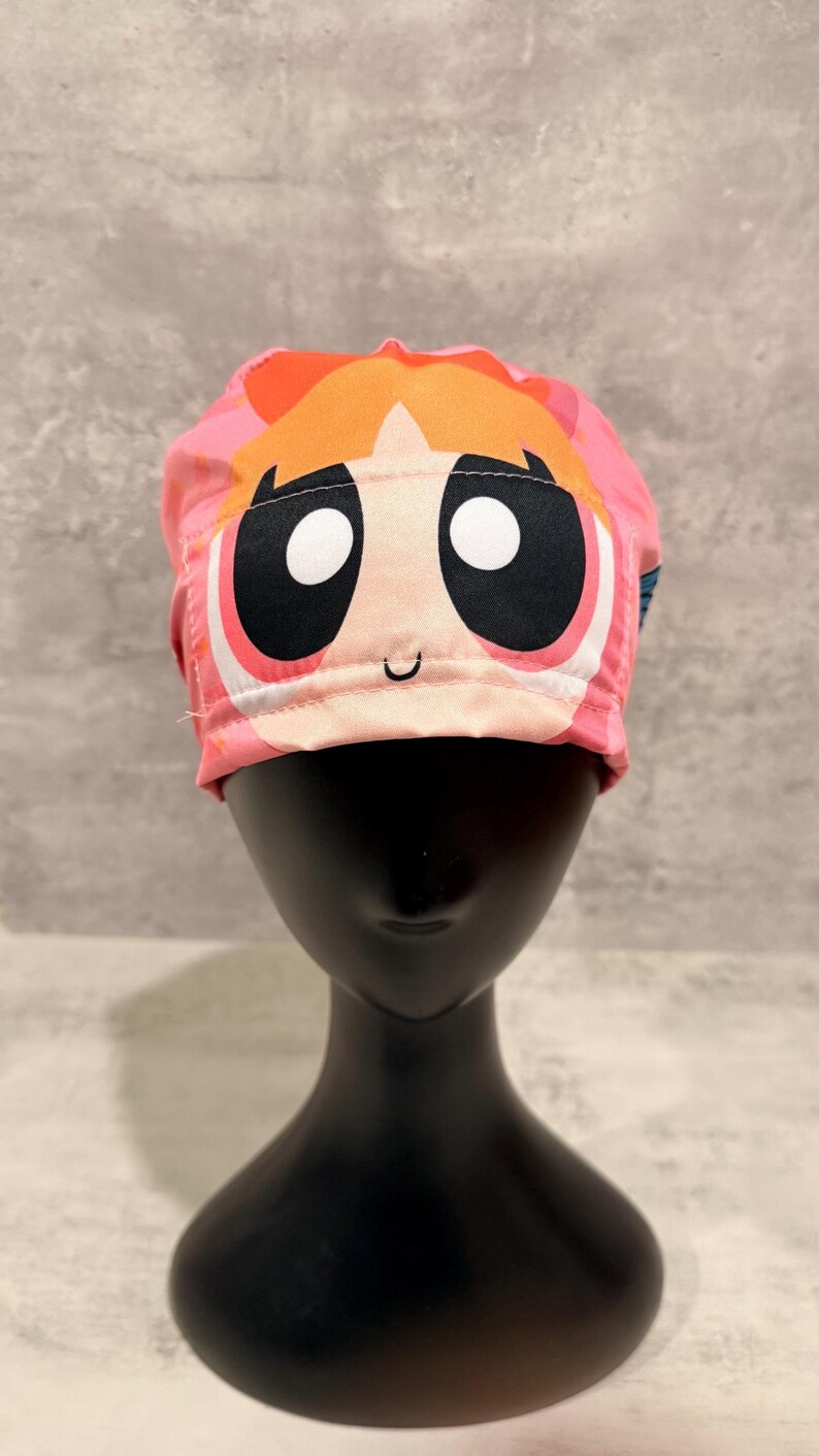The Powerpuff Girls - Blossom 3 - Scrub Caps - Nurse Scrubs Cap ...