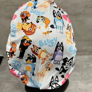 Bluey Scrub Cap - Nurse Scrubs Cap - Dental Surgical Cap, Surgical Caps ...