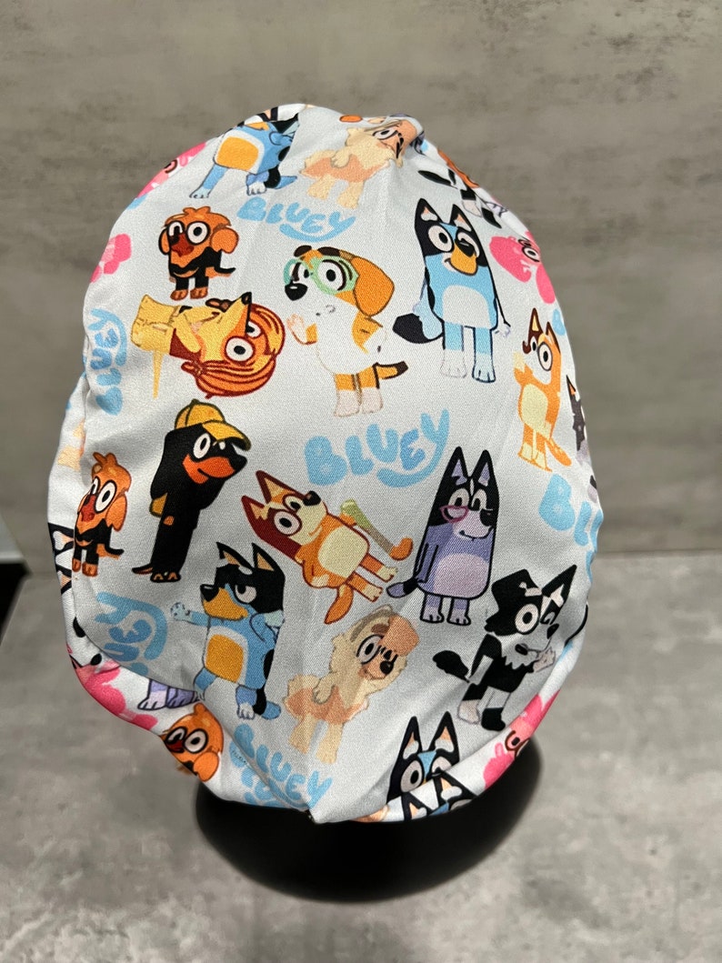 Bluey Scrub Cap Nurse Scrubs Cap Dental Surgical Cap, Surgical Caps ...