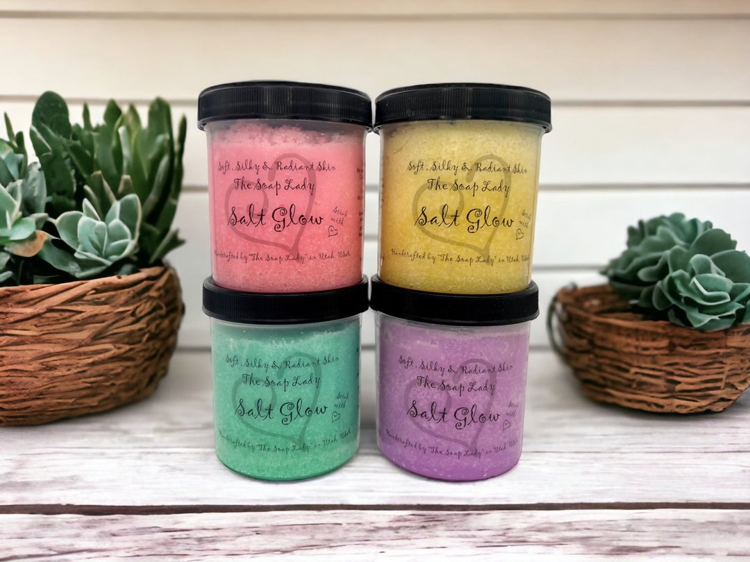 Salt Glow, Salt Body Scrub, Body Scrub, Essential Oil Body Scrub ...
