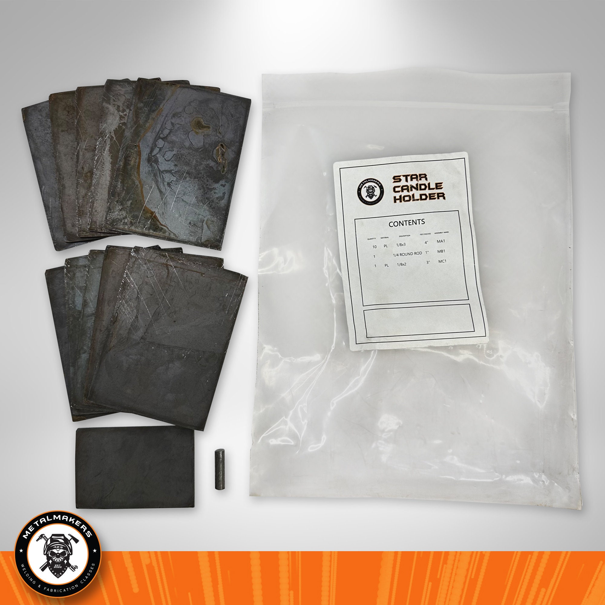 Star Candle Holder DIY Welding Kit | Learn to Weld | Practice Welding ...