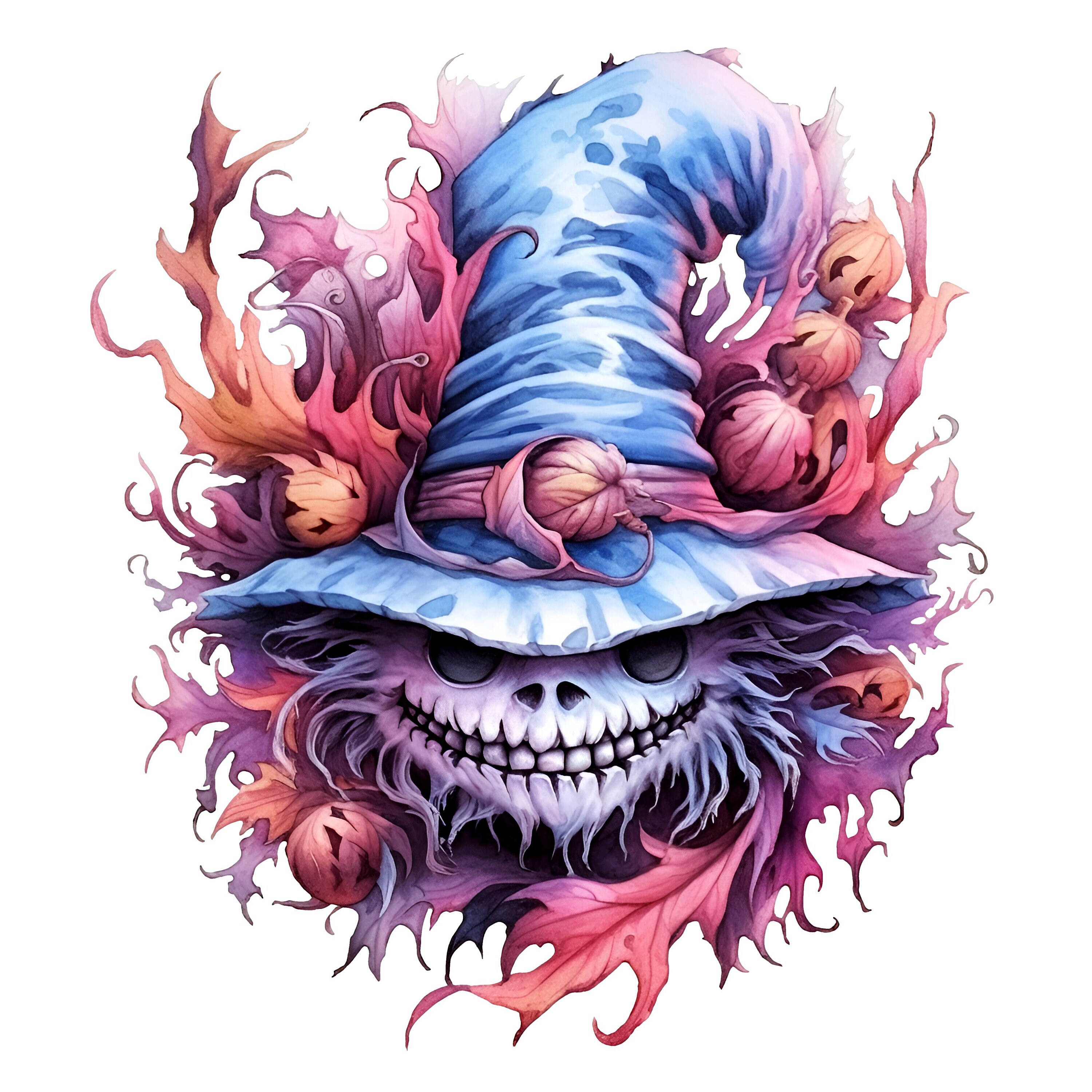 Pastel Halloween Clipart, Clip Art PNG, SVG, Digital Download, for ...