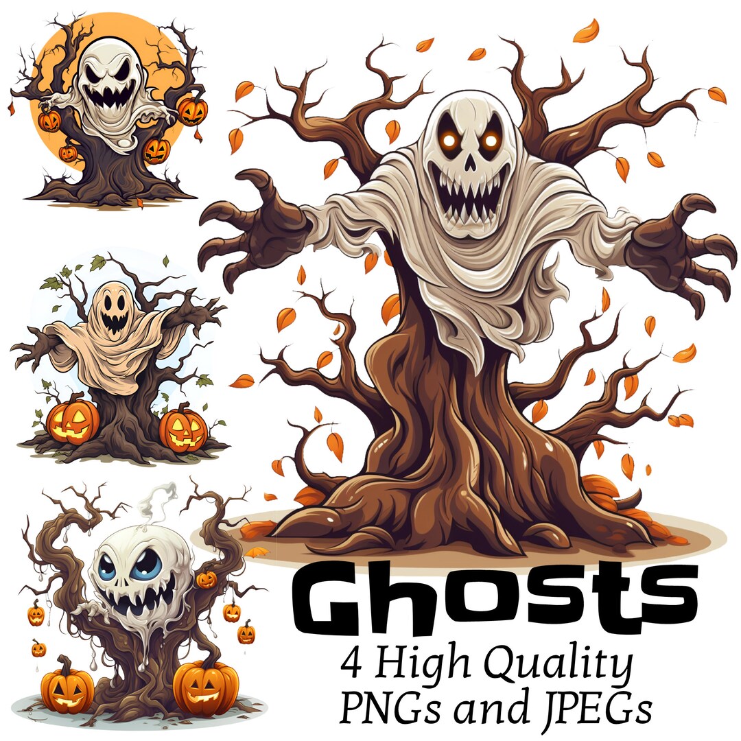 Destiny Ghost, Ghost Clip Art, 4 High Quality JPEG and PNG Files ...