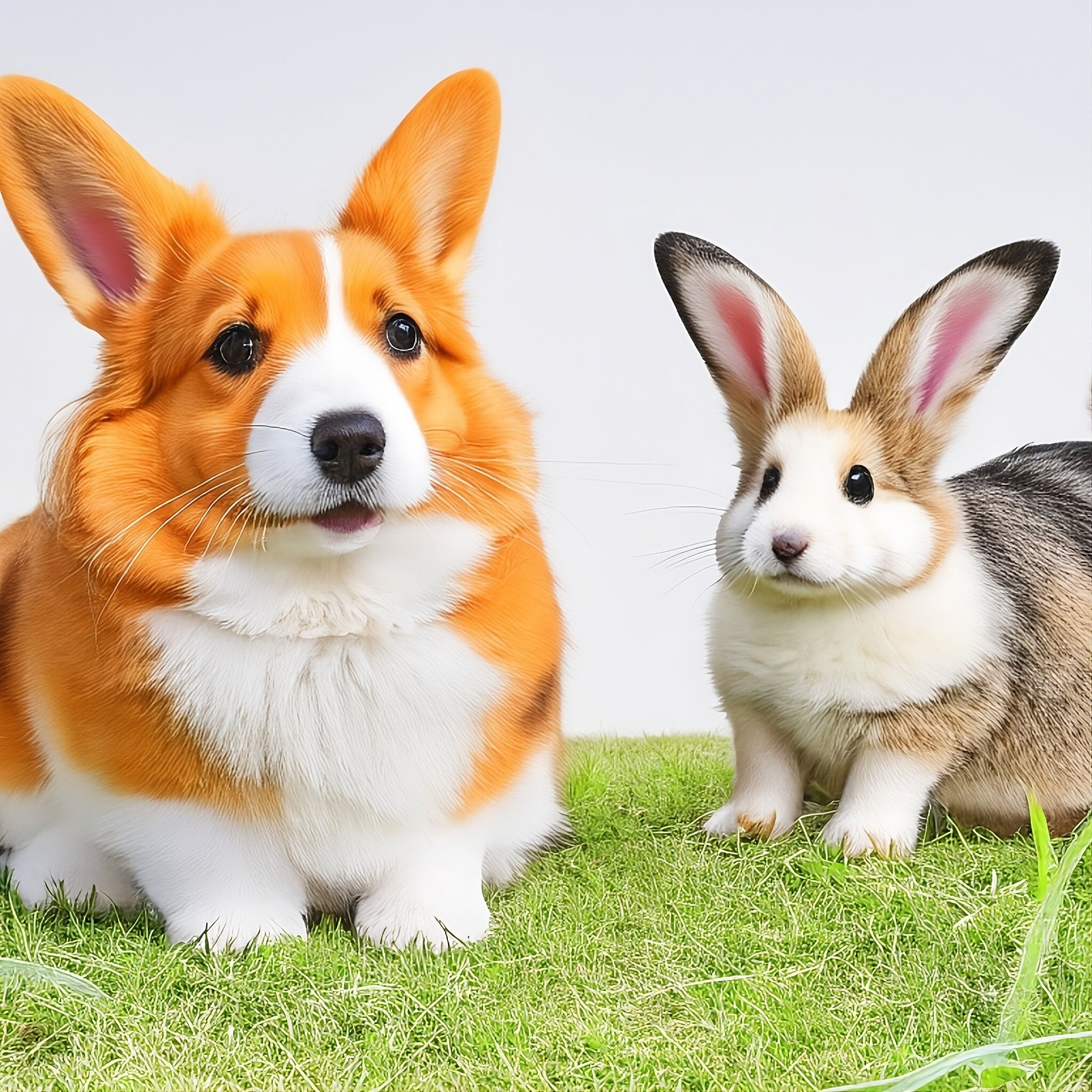 Corgi and Rabbit, Part 1 - Etsy