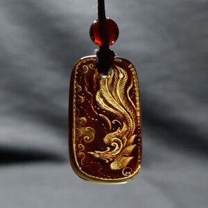 Amber Pendant Phoenix - Etsy