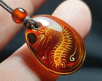 Amber Pendant Medusa Gorgon - Etsy