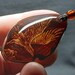 Amber Pendant Crow - Etsy