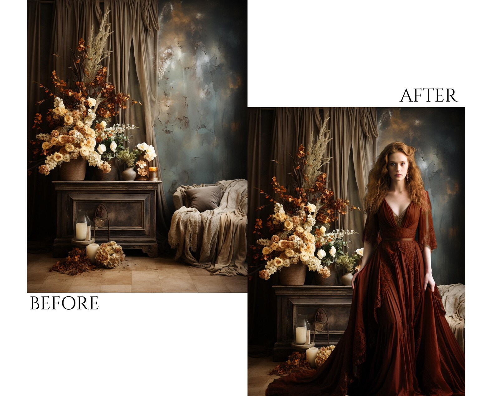 Old Master Portrait Studio Backdrops, Studio Overlays Digital Fine Art ...