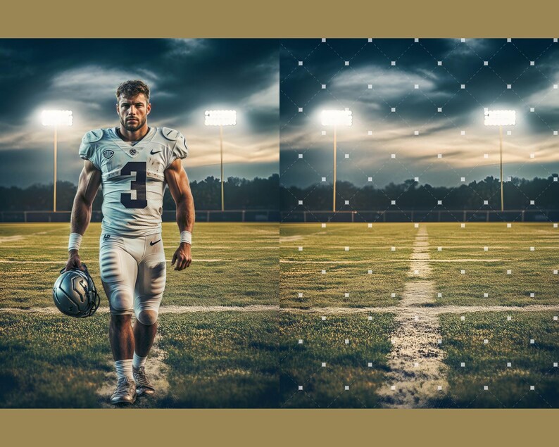 Sport Custom Football Overlay and Photography Backdrops | Senior ...