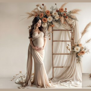 21 Floral Ladders Curtain Backdrops Digital Photography Backgrounds ...