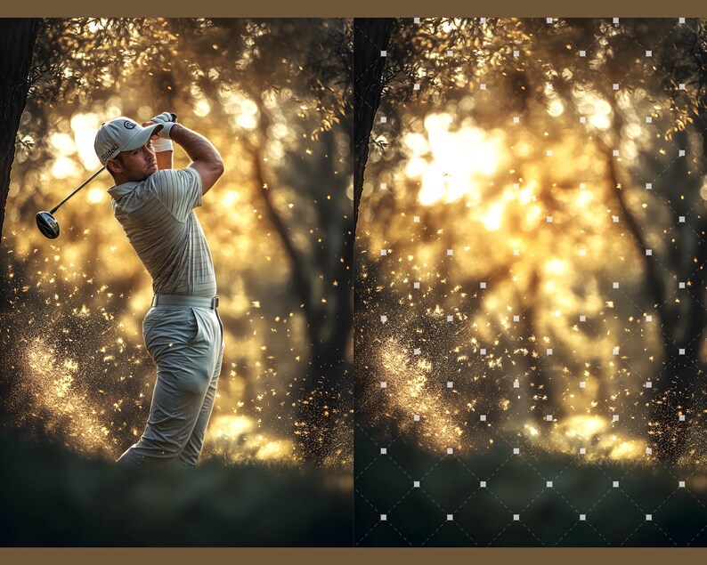 Sport Golf Photography Overlays and Backdrops, Golf Background, Digital ...
