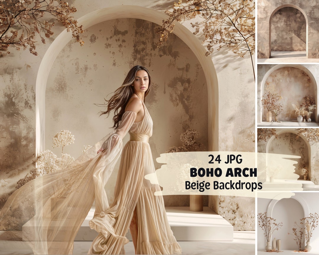 Minimal Arches Set Digital Backdrops, Maternity Backdrop Overlays ...