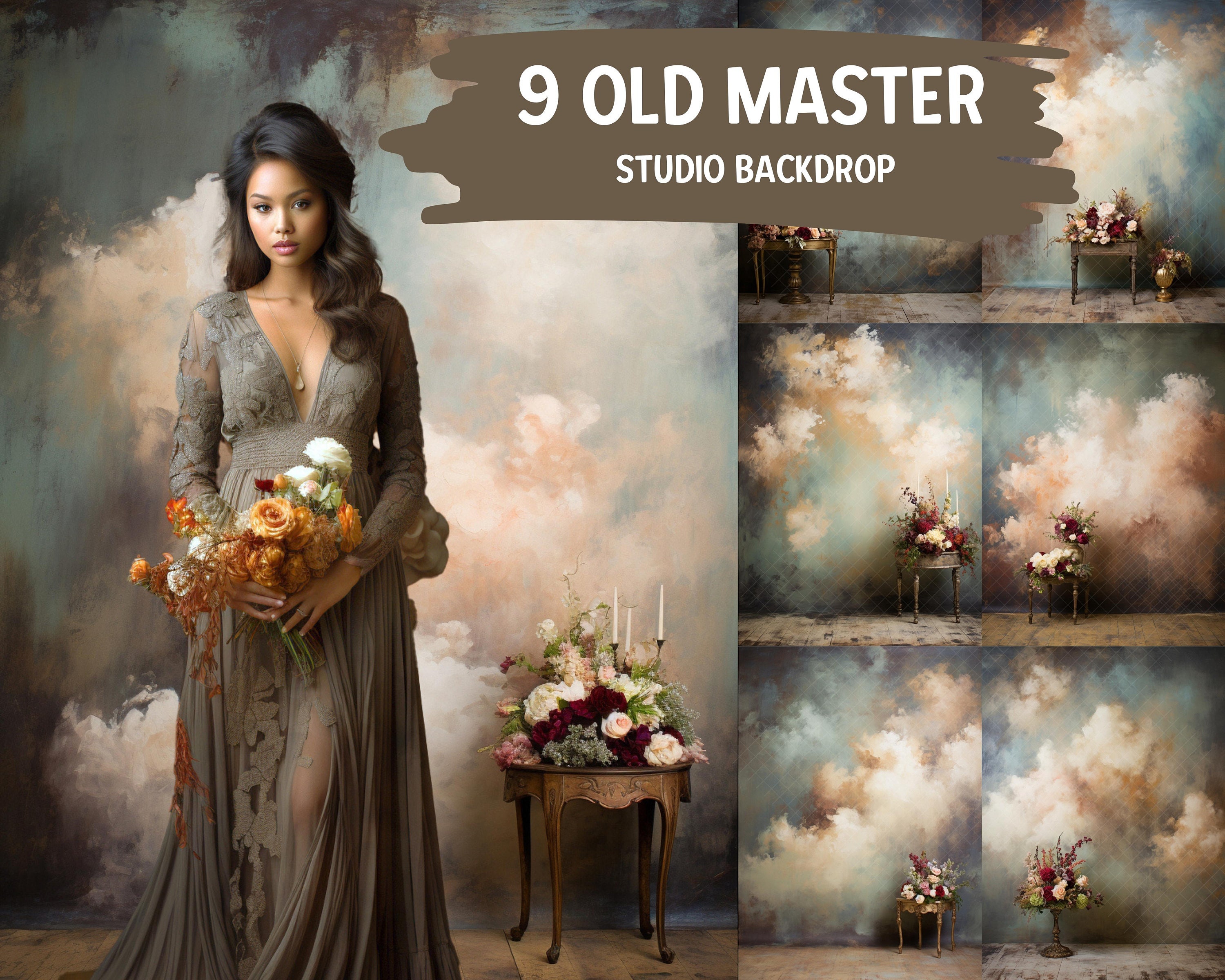Old Master Portrait Studio Backdrops, Studio Overlays Digital Fine Art ...