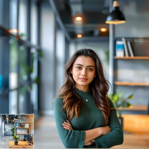 58 Modern Office Digital Backdrops for Professional Headshots Business ...