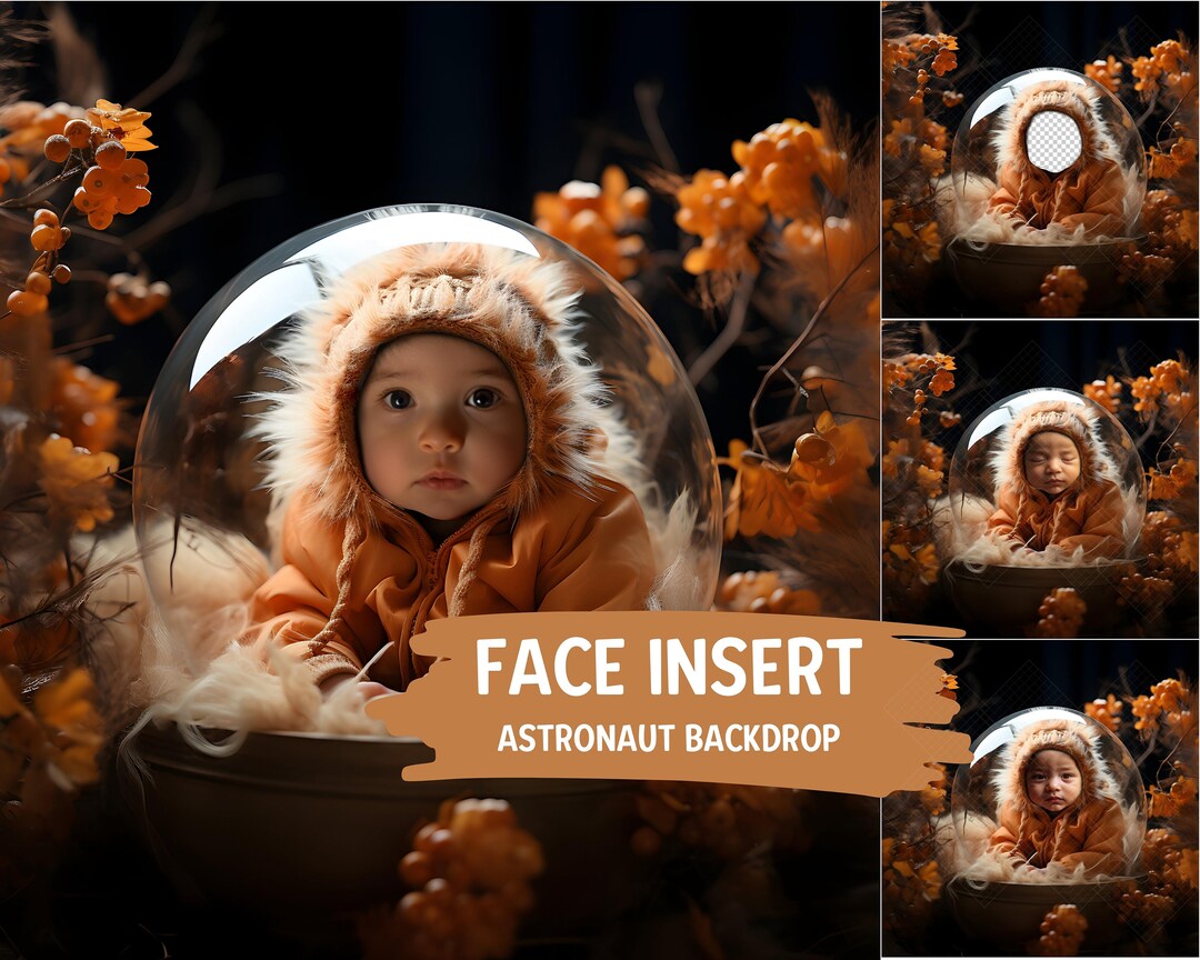 Crystal Sphere Newborn Backdrops Face Insert Digital - Etsy
