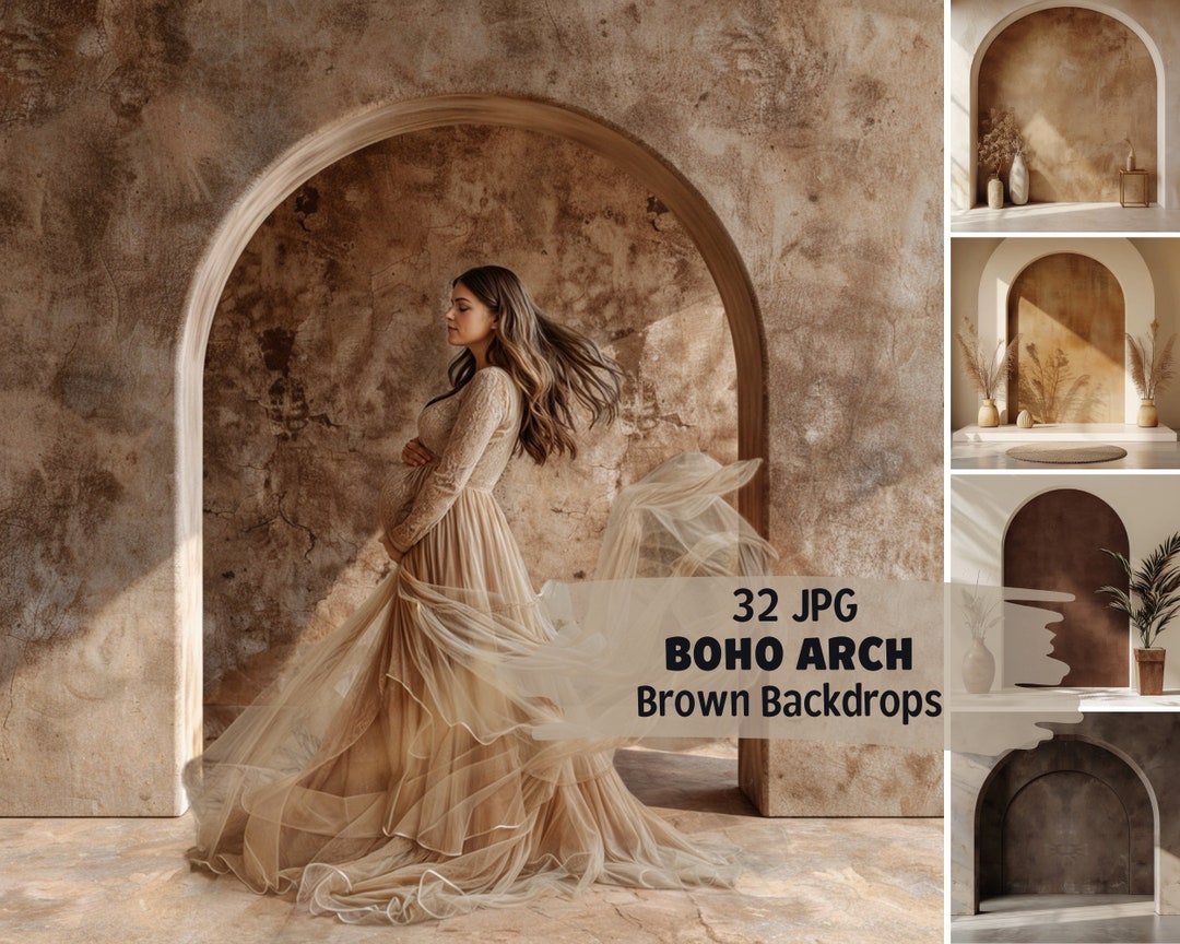 Minimal Arches Set Digital Backdrops, Maternity Backdrop Overlays ...