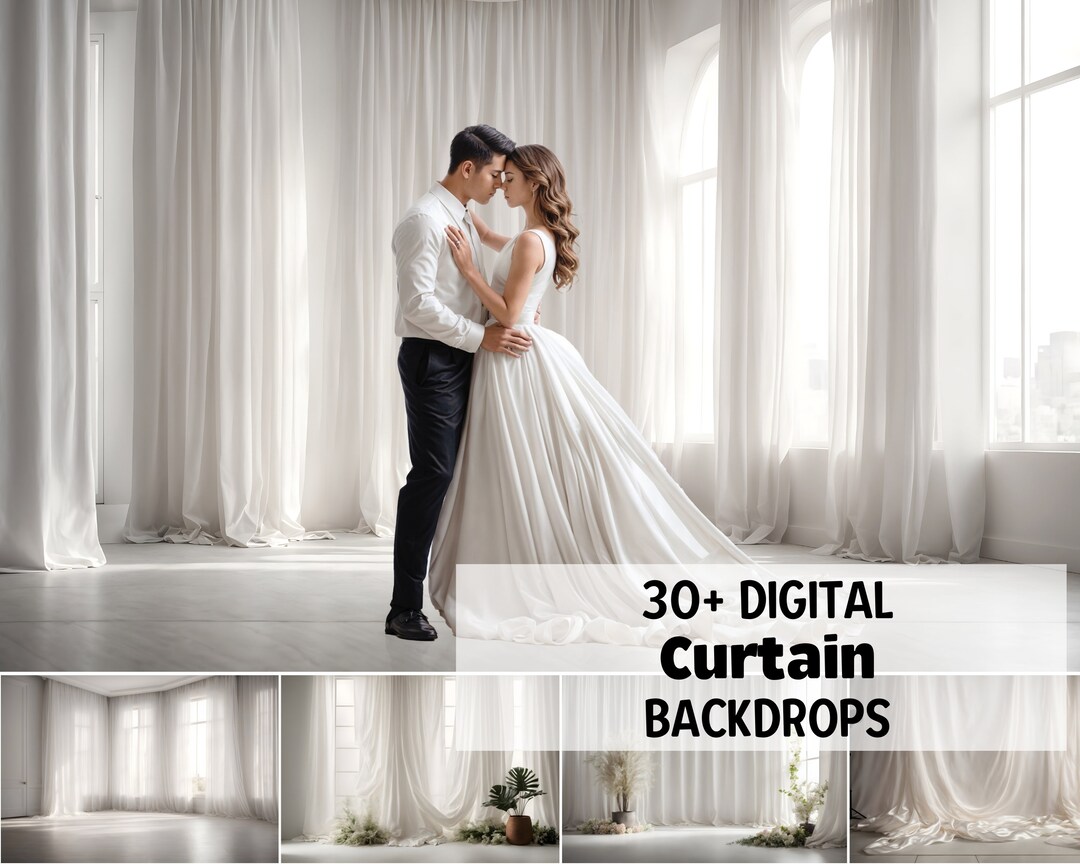 30+ Digital Curtain Backdrop, Breathtaking White Dreamy Sheer Curtain ...