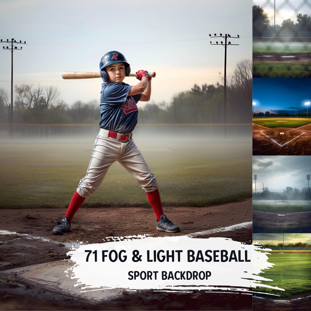 Custom Softball & Baseball Backgrounds | Vertical and Horizontal ...