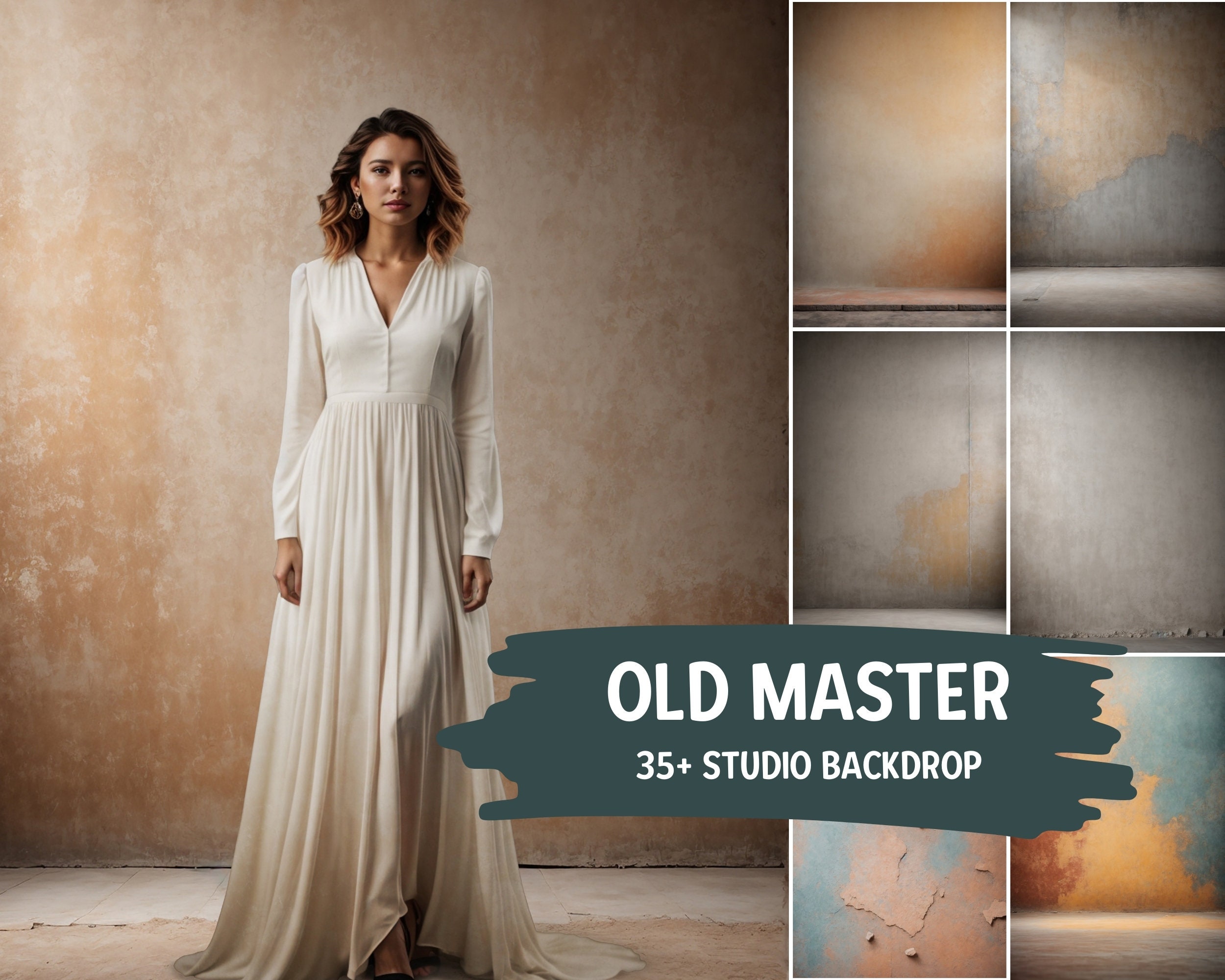 35+ Old Master Backdrops, Vertical and Horizontal Portrait Backgrounds ...