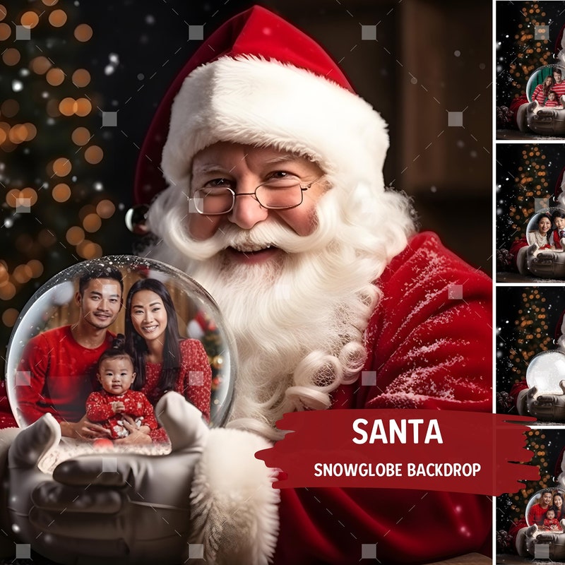 Santa Hand Overlay - Etsy