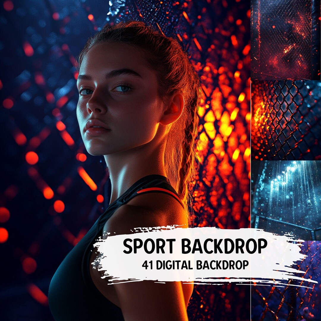 40+ Fence Custom Sports Digital Backdrops | Baseball, Basketball ...