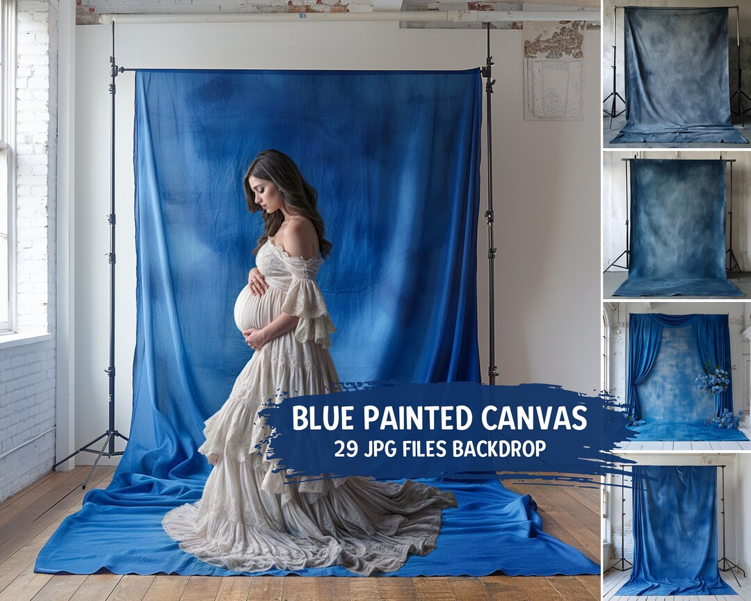 29 Hand Painted Canvas Digital Backdrops, Photography Digital ...