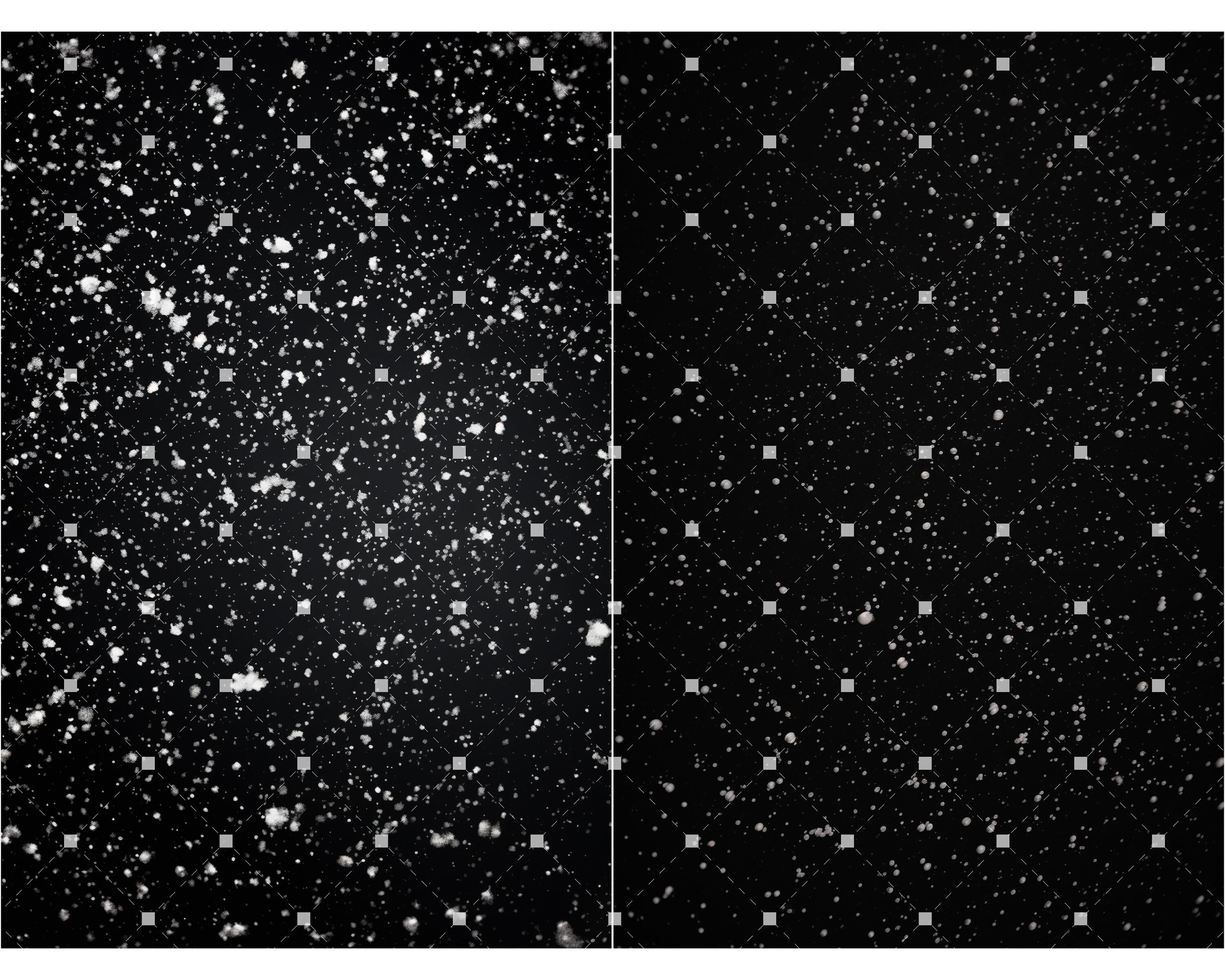 70 Realistic Falling Snow Photoshop Overlays, Christmas Snowflakes ...