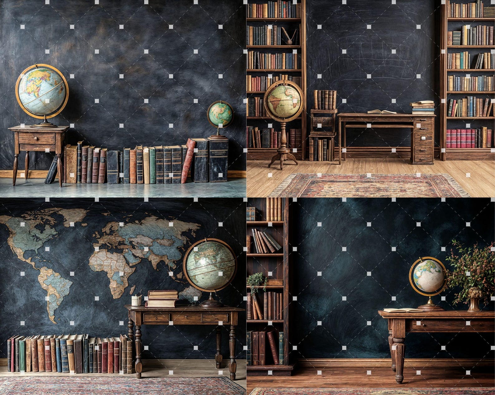 21 Back to School Composite Digital Backgrounds With Fine Art Textures ...