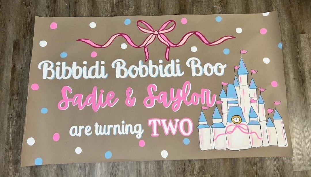 Hand Painted Banner: Birthday, Anniversary, Graduation, Baby Shower ...