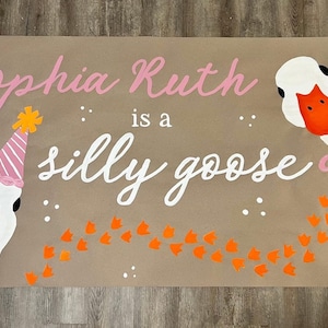 Hand Painted Banner: Birthday, Anniversary, Graduation, Baby Shower ...