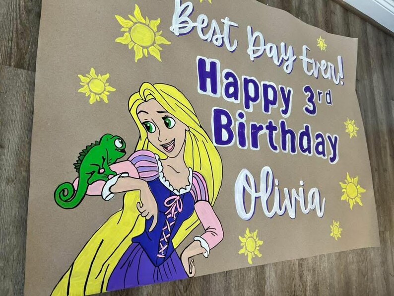 Hand Painted Banner: Birthday, Anniversary, Graduation, Baby Shower ...