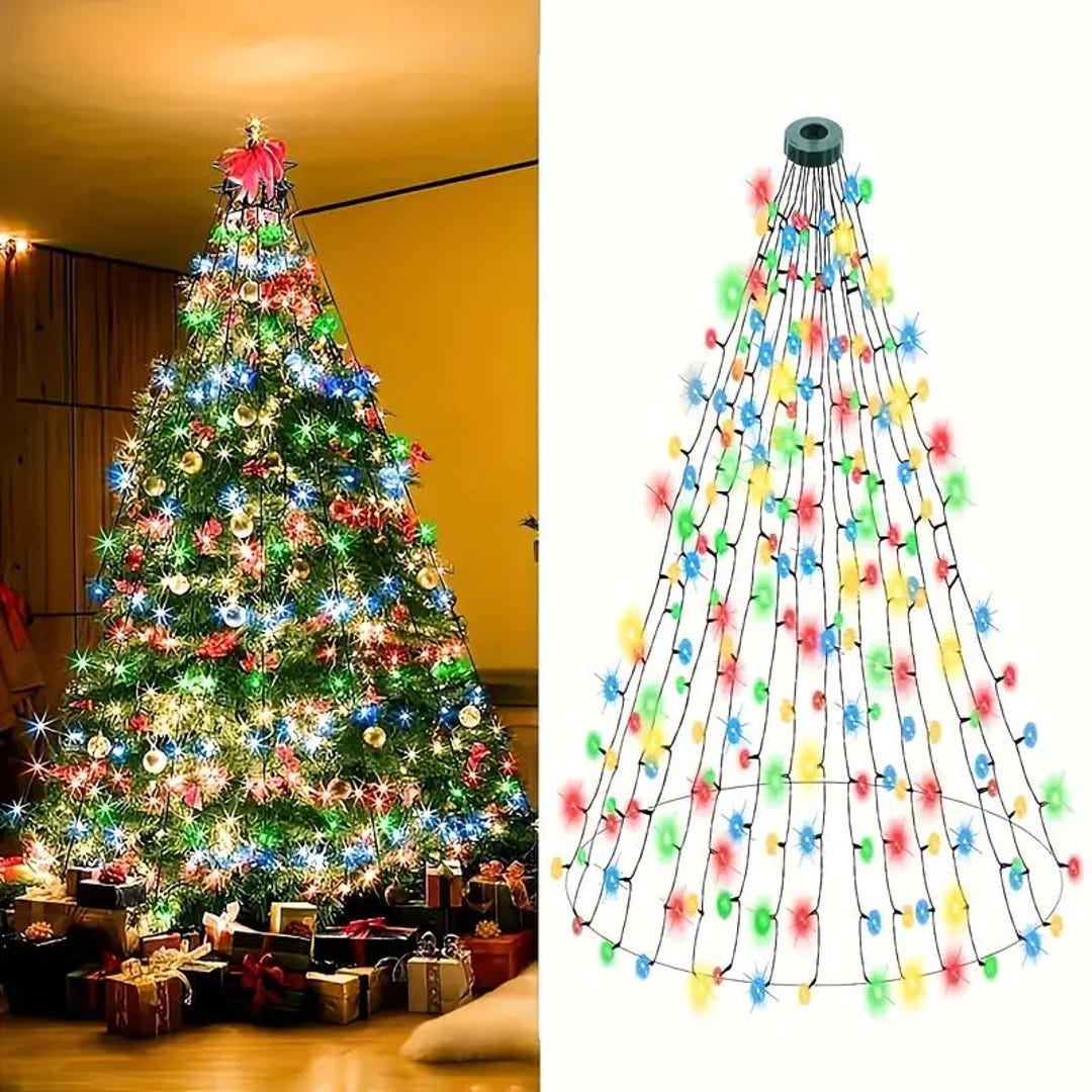 USB Powered Christmas Tree Lights With Remote Control 200/280/300 LED ...