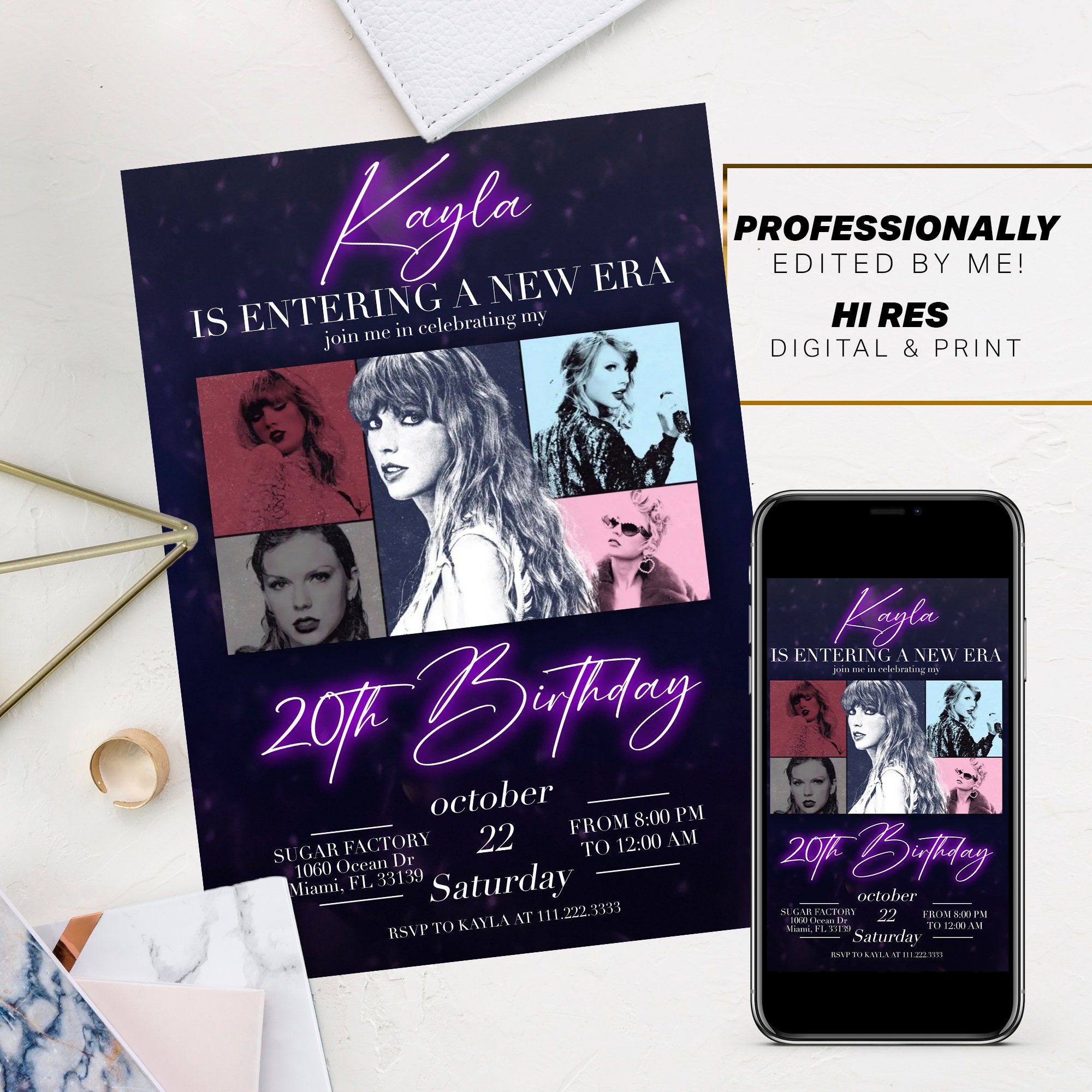 Era Invite Taylor Swift Birthday Invitation Eras Tour Invitation Taylor ... Era Invite Taylor Swift Birthday Invitation Eras Tour Invitation Taylor ...