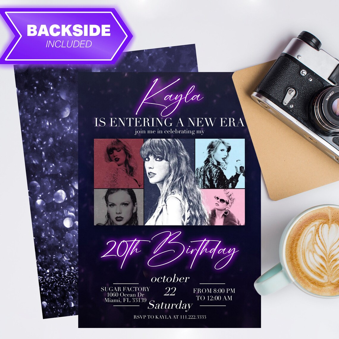 Era Invite Birthday Invitation Eras Tour Invitation Swifty Birthday ...