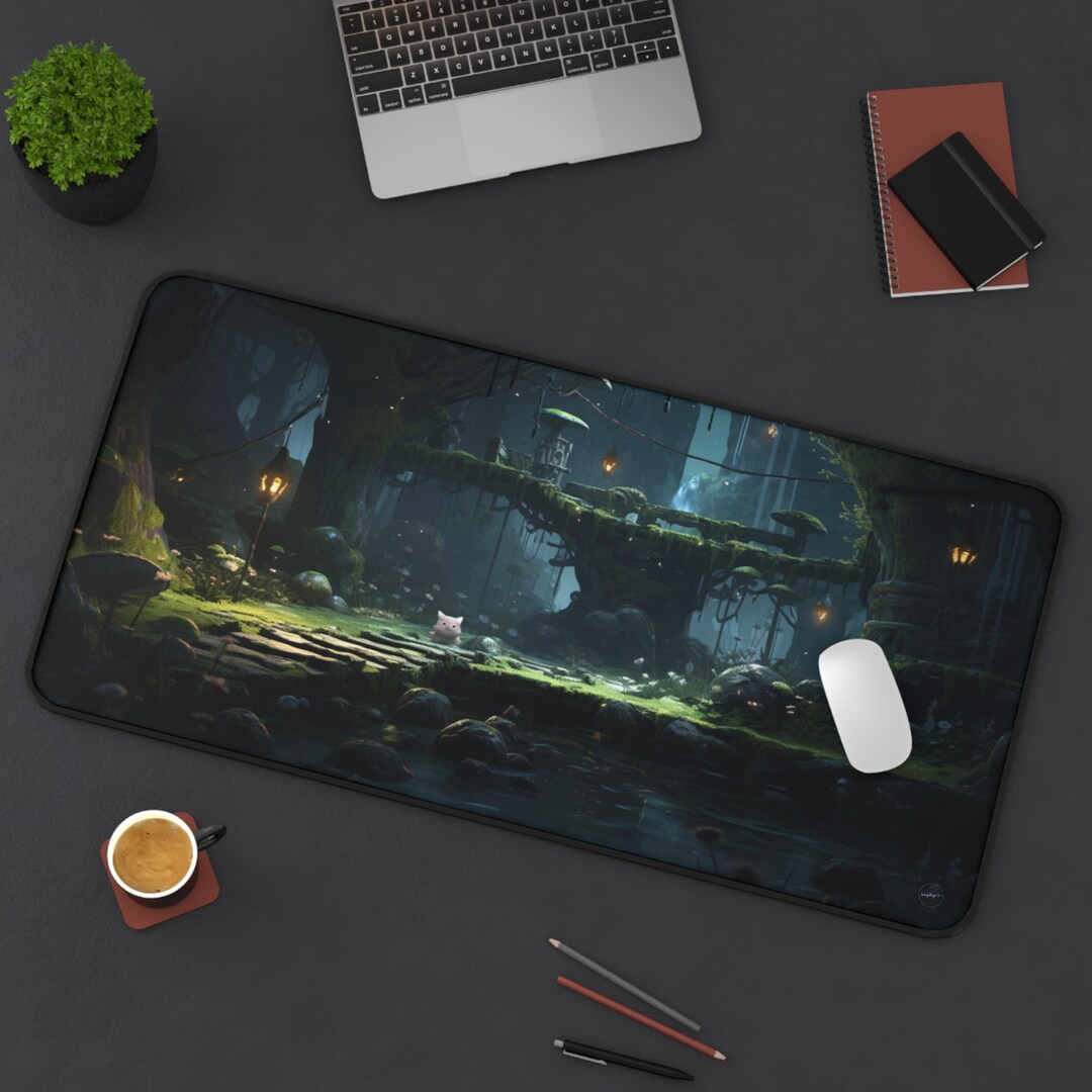 Gaming Desk Mat, Cute Mouse Pad, Book Lover Mat, Custom, Laptop Mat Pad ...