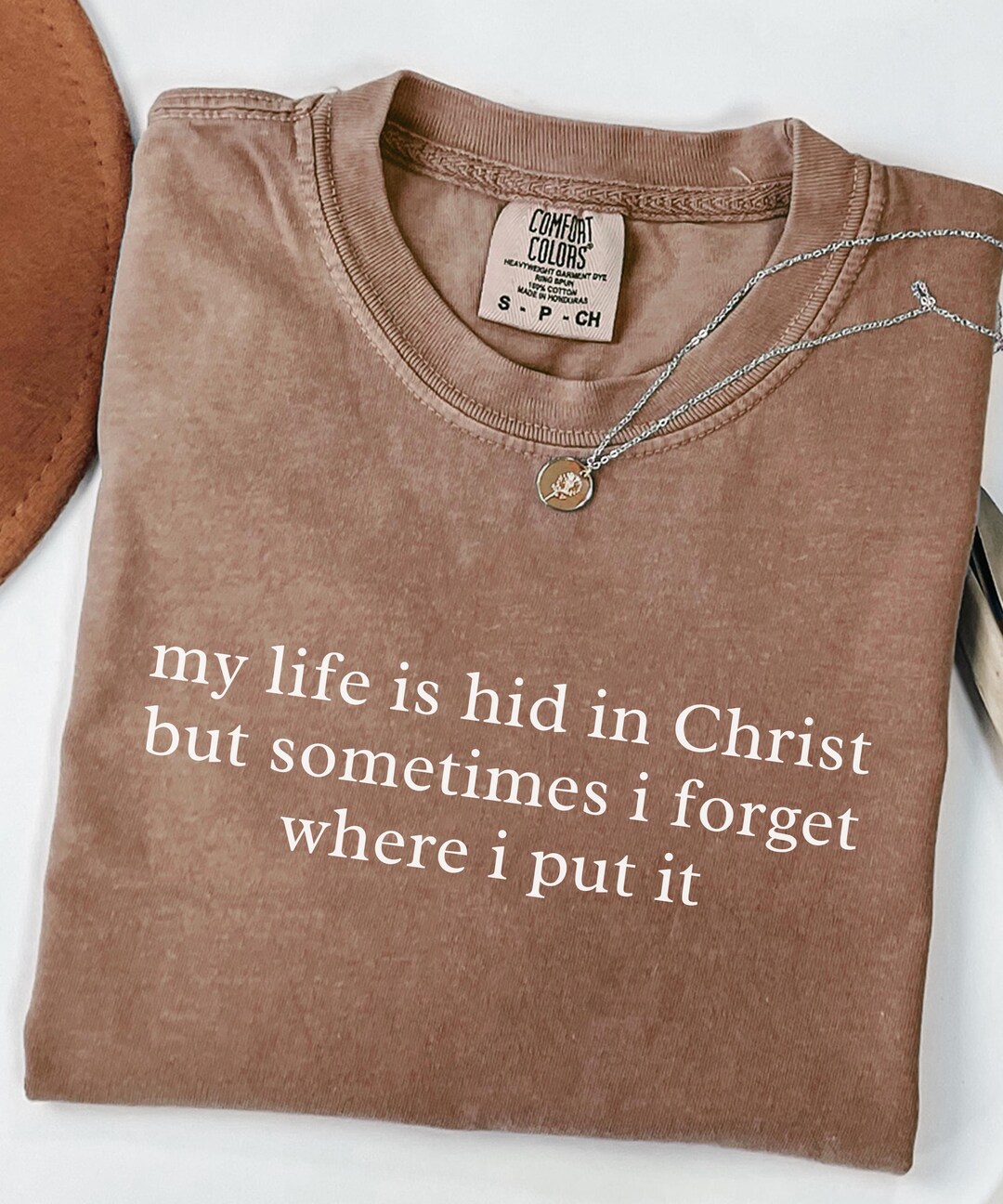 Funny Christian T-shirt: Bible Verse Quote, Comfort Colors Graphic Tee ...