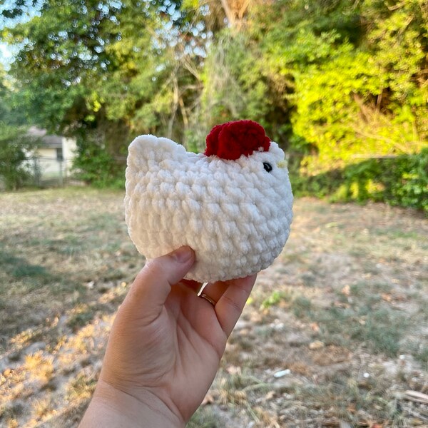 Chubby Chicken Plush - Etsy