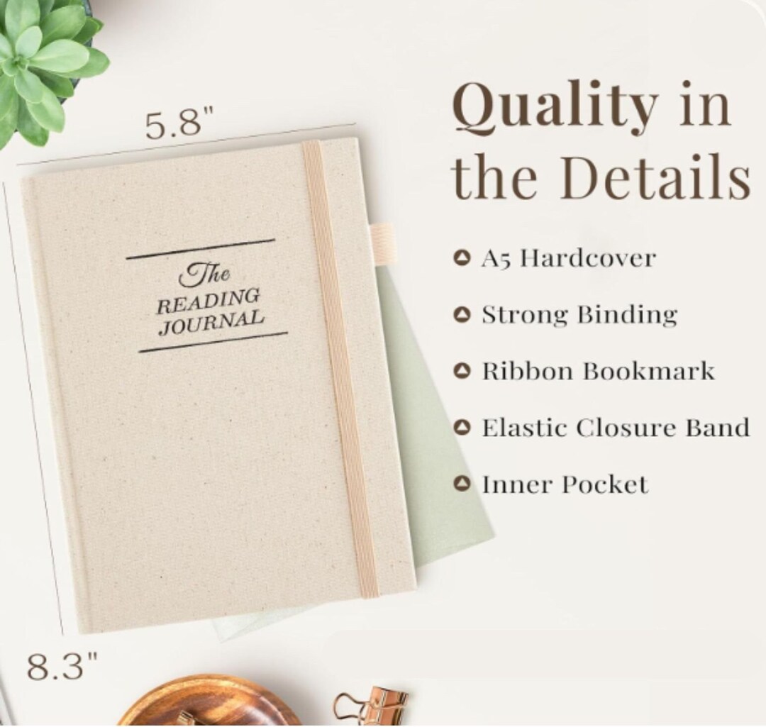 Reading Journal Book Journal Reading Log for Review and Track Reading ...