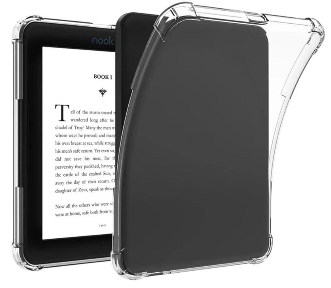 Clear Silicone Case for Nook Glowlight 4/4e/plus: Slim Protective Cover ...