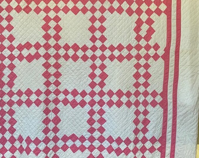 Vintage Quilt Irish Chain Pattern - Etsy