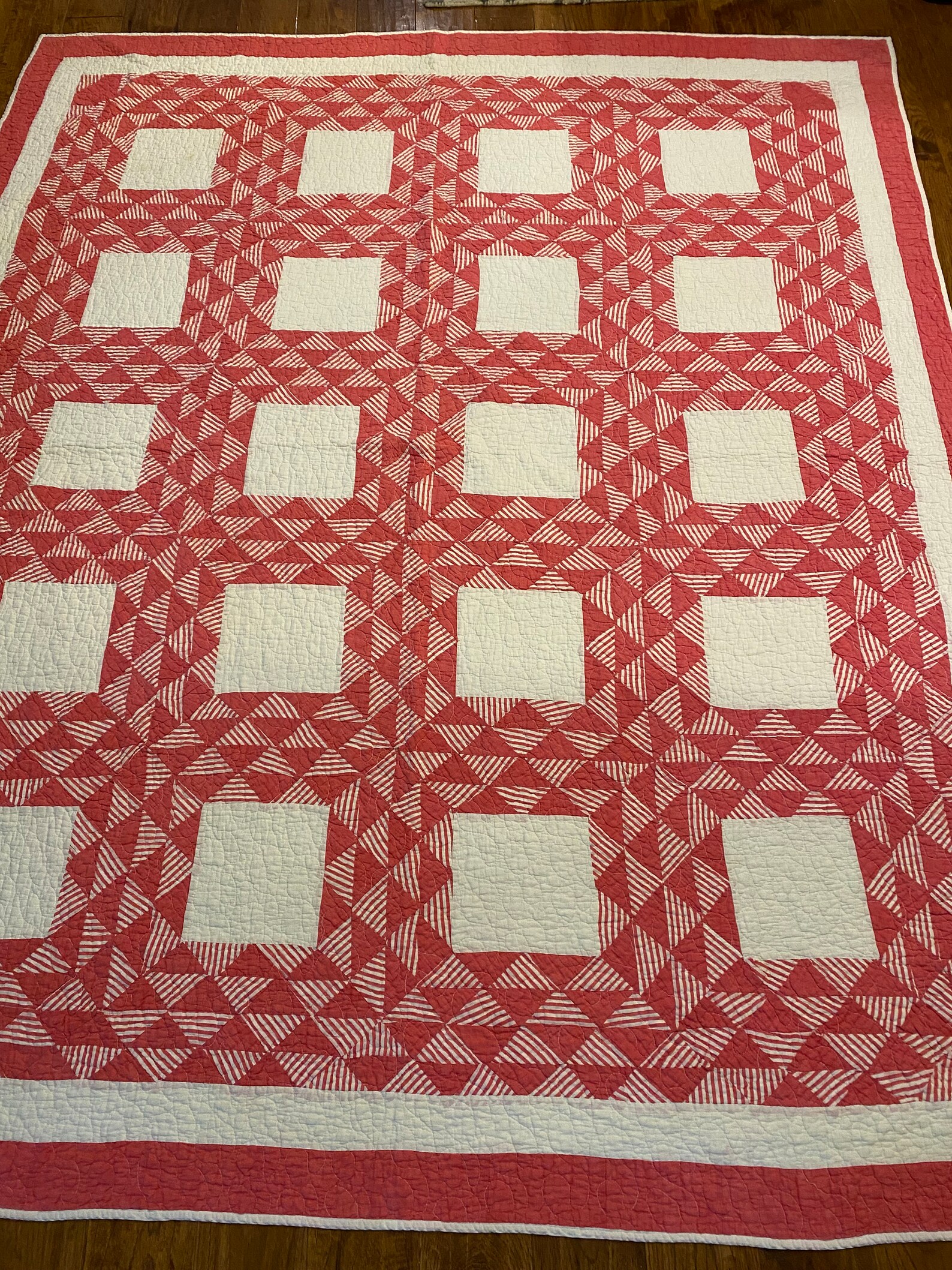 Vintage Quilt Ocean Waves Pattern - Etsy